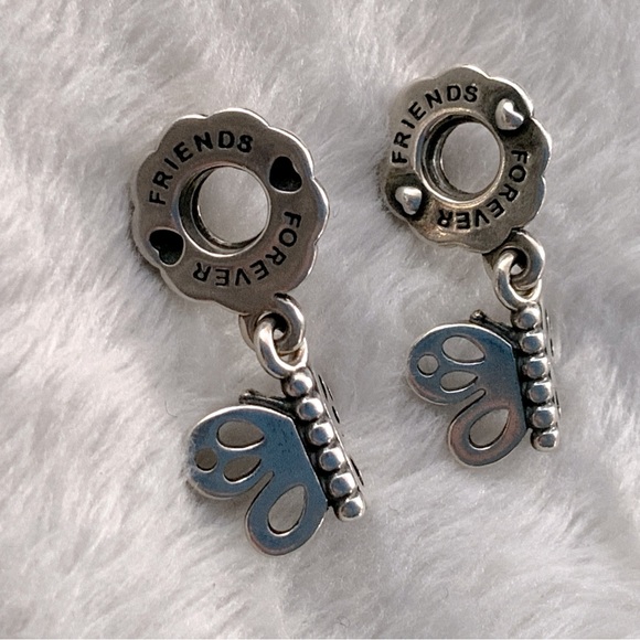 Pandora | Jewelry | Pandora Forever Friends Butterfly Set | Poshmark